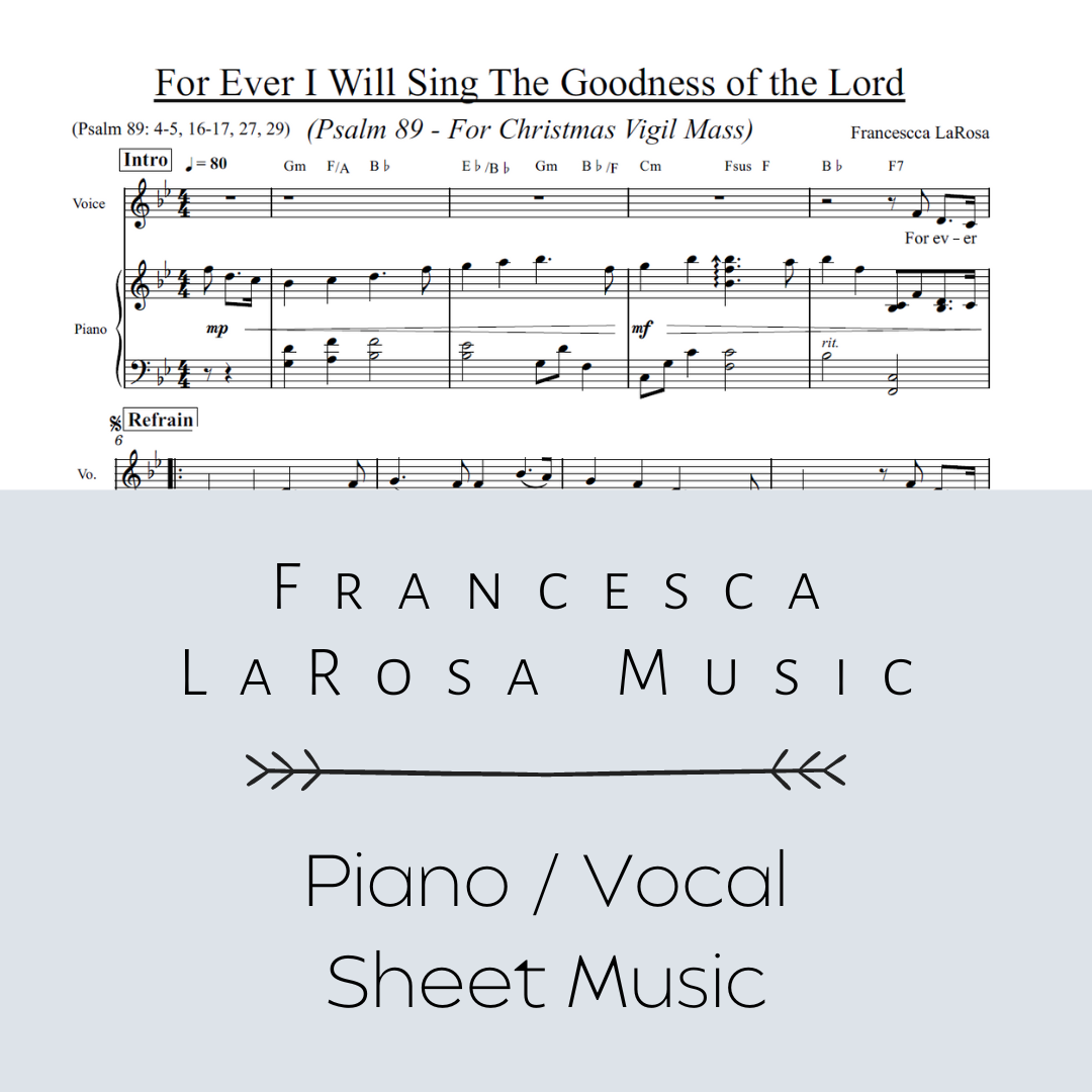 Thursday, December 25, 2025 (Christmas Vigil Mass) – Francesca LaRosa Music