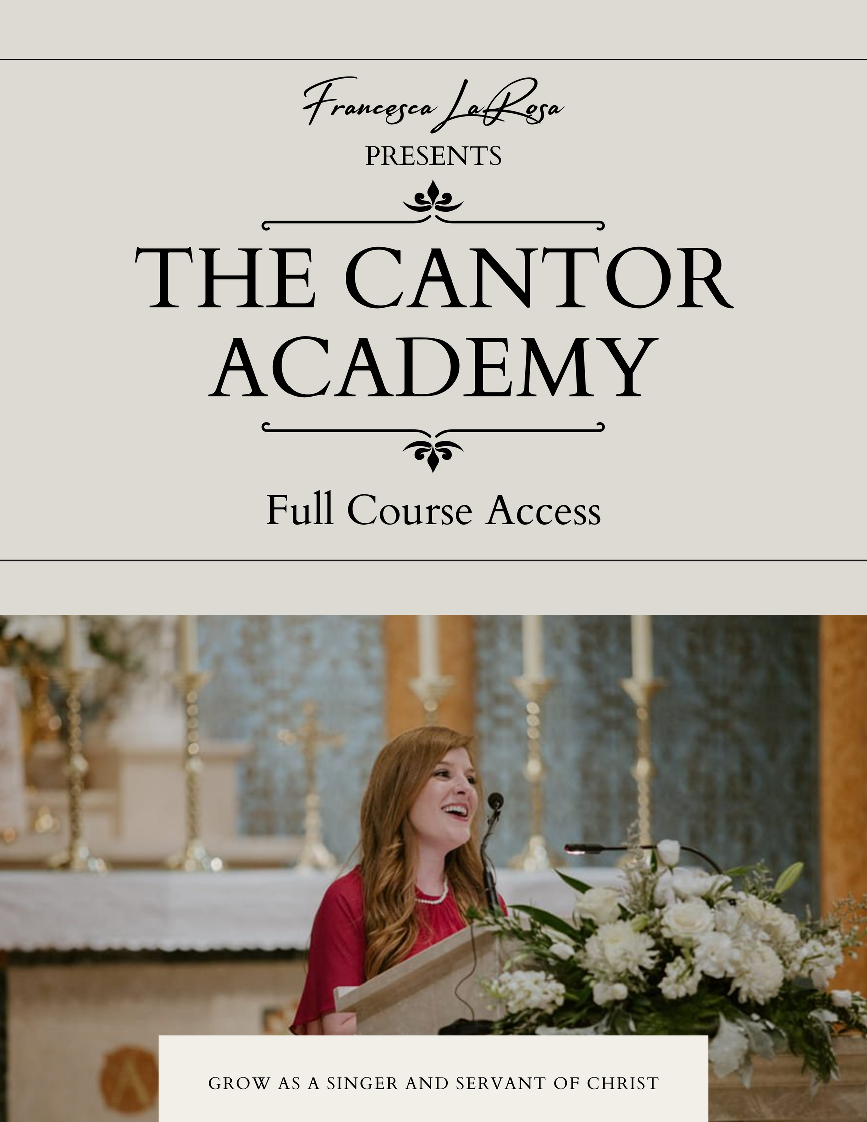 The Cantor Academy – Francesca LaRosa Music