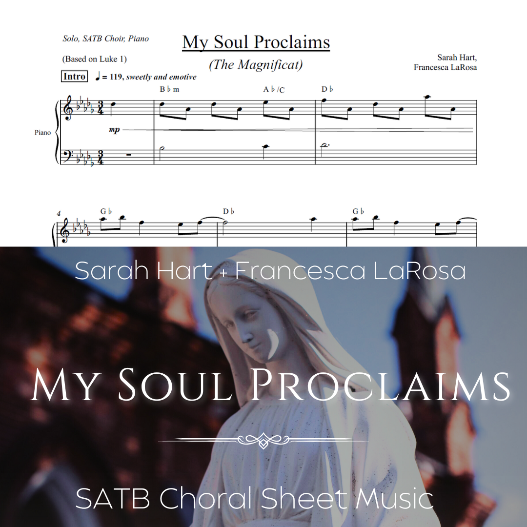 My Soul Proclaims (SATB Choir Sheet Music) – Francesca LaRosa Music