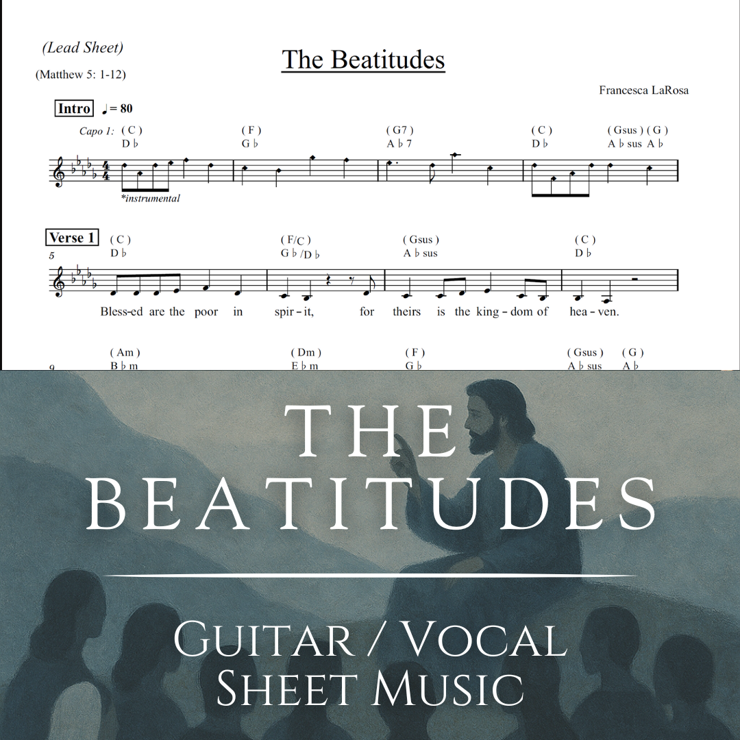 The Beatitudes (Guitar / Vocal) – Francesca LaRosa Music