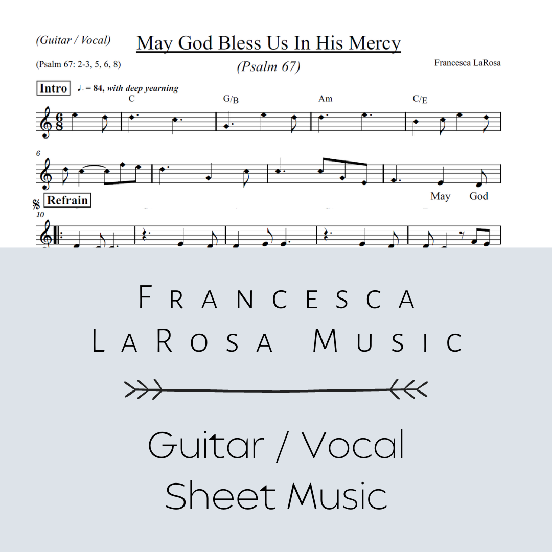 Psalm 67 - May God Bless Us In His Mercy (Guitar / Vocal Metered Verse ...